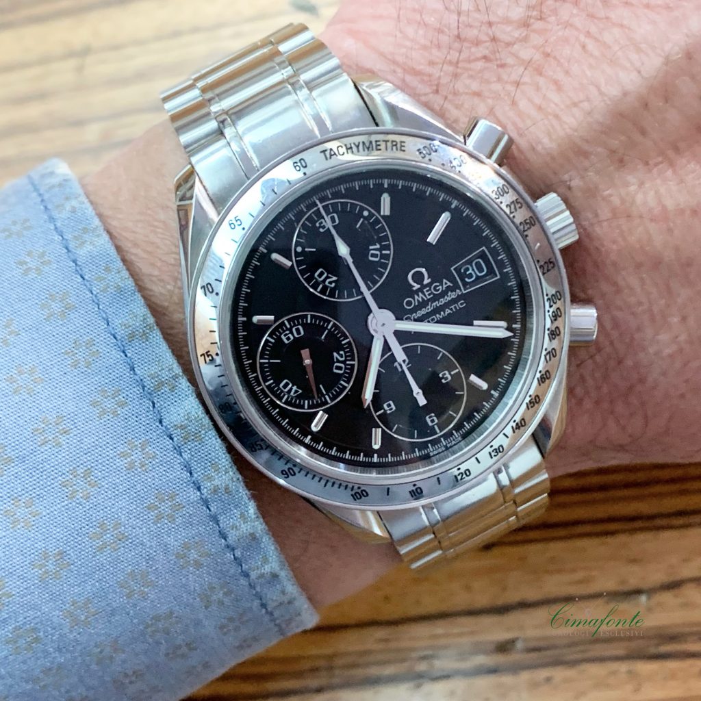 Omega Speedmaster Automatic 1750083 cassa in acciaio cinturino in ...